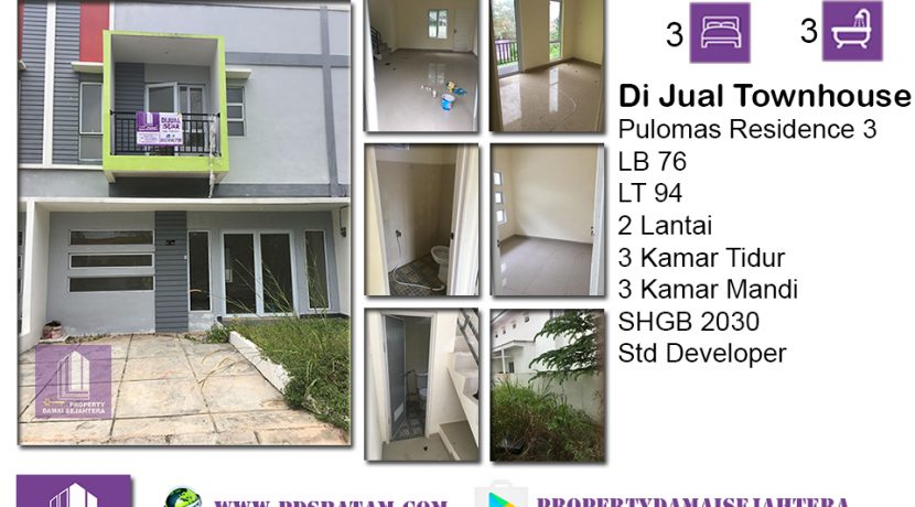 Townhouse Pulomas Residence 3 – Property Damai Sejahtera – Property ...